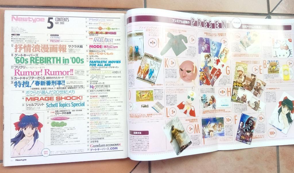 Anime Vintage New Type Magazine Manga Comic Poster Book Post Card ...