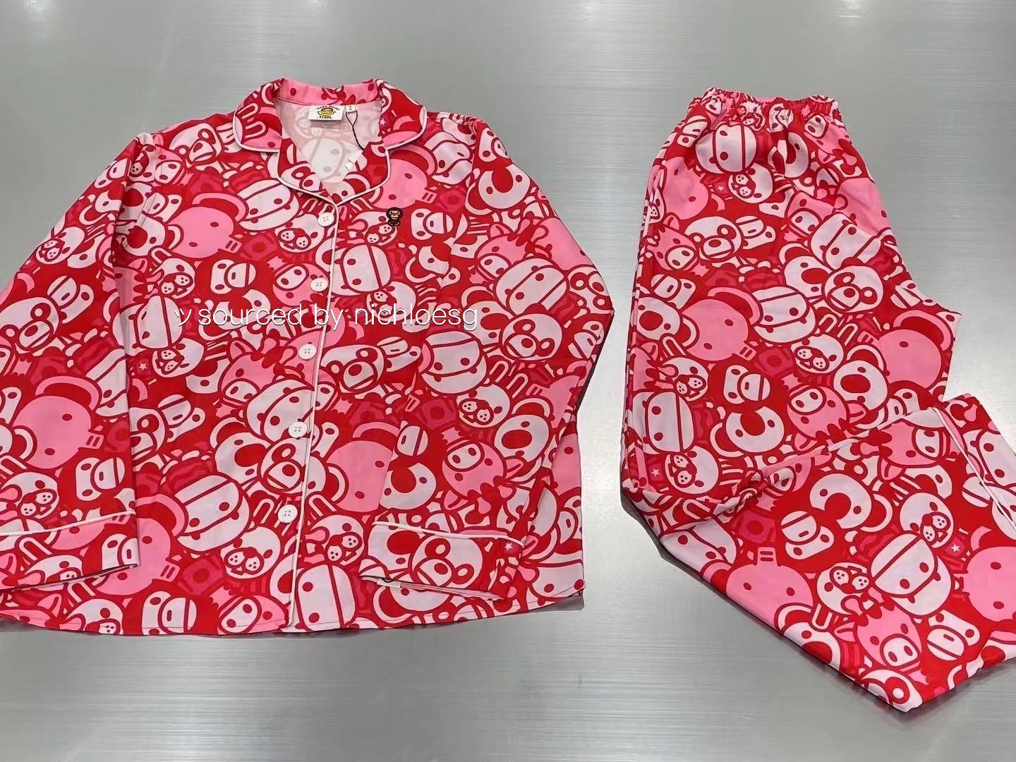 BAPE BABY MILO PAJAMAS, Women's Fashion, New Undergarments & Loungewear ...