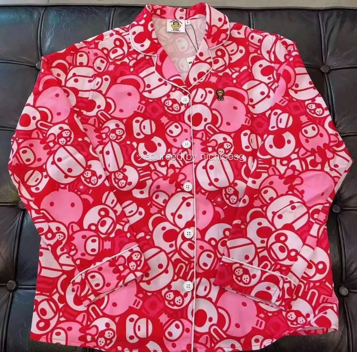 BAPE BABY MILO PAJAMAS, Women's Fashion, New Undergarments & Loungewear ...