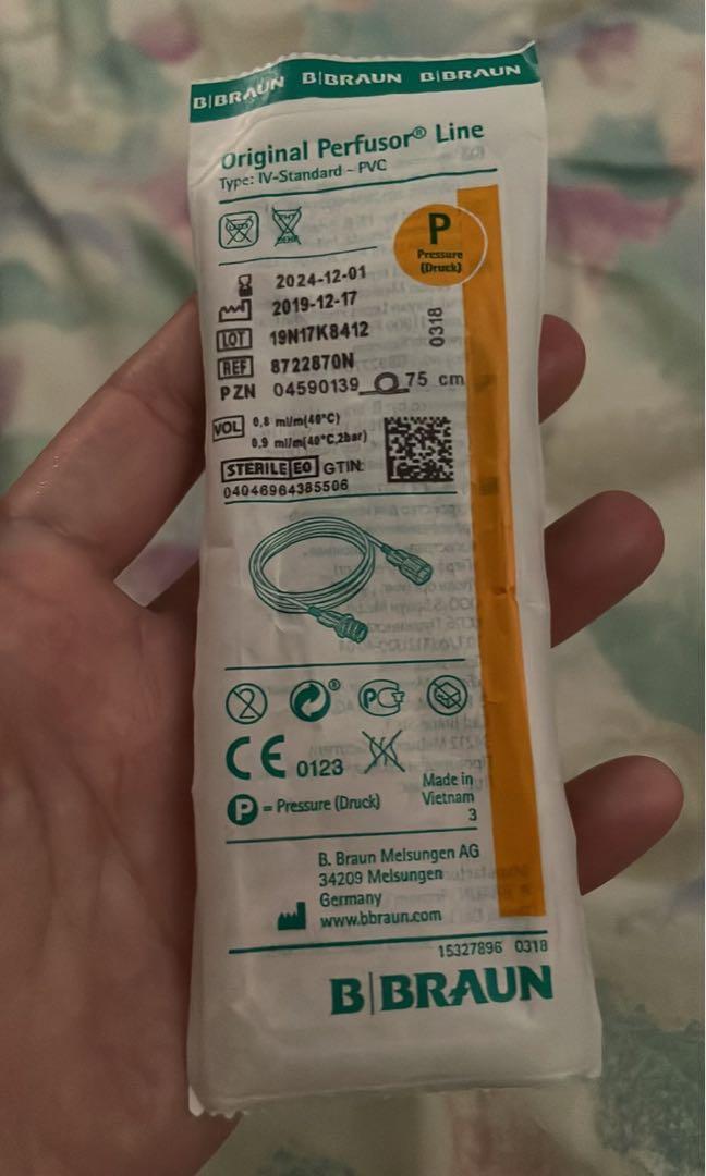 Braun perfusor line ( pls read posted details first before inquiring ...