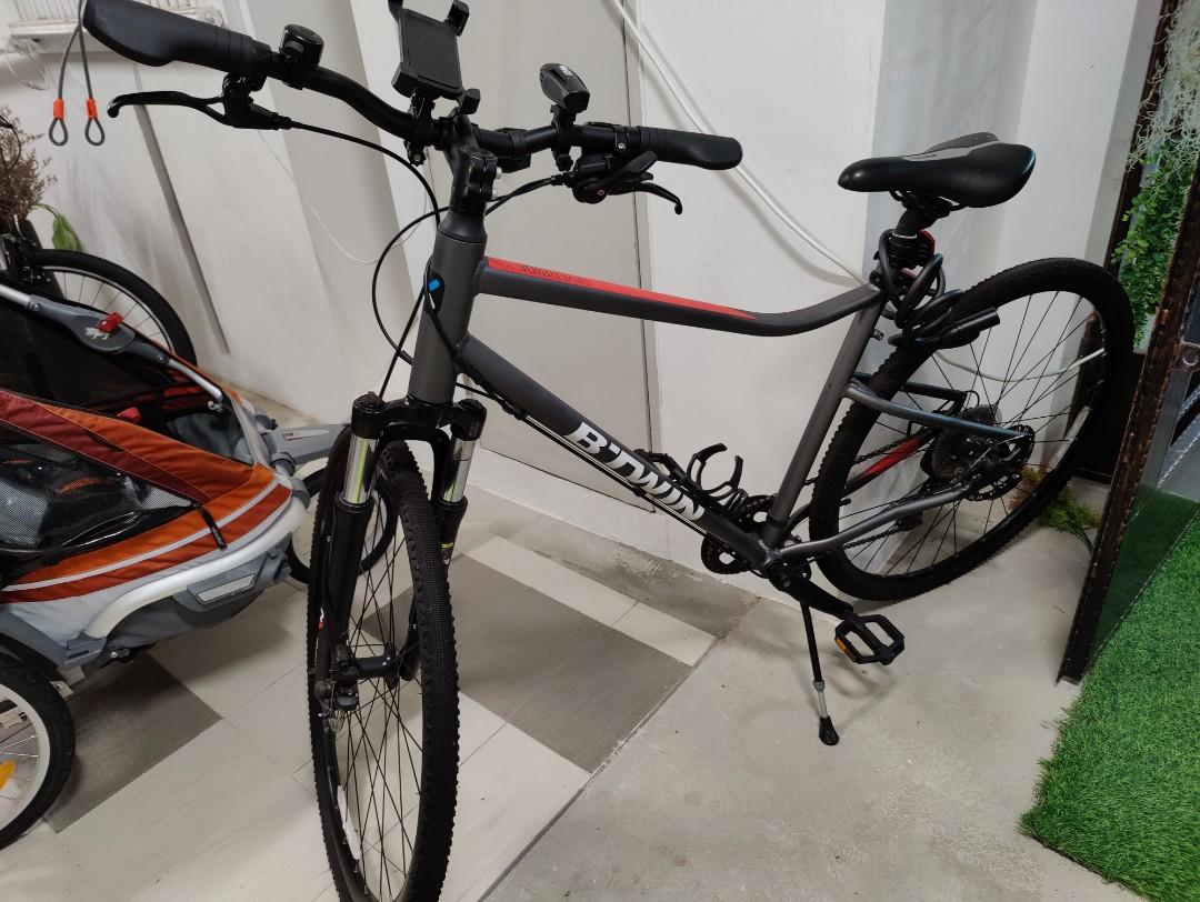 Btwin decathlon riverside 500 hybrid bicycle L size, Sports Equipment ...