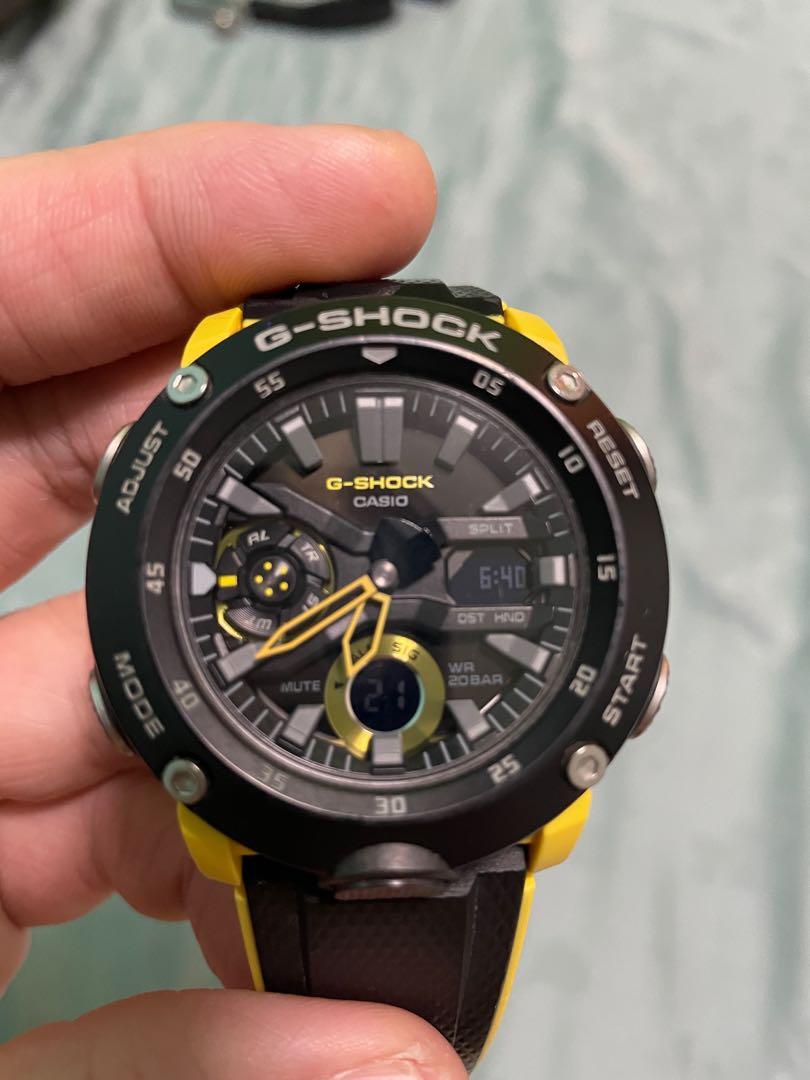 Casio GA-2000 Bumblebee, Men's Fashion, Watches & Accessories, Watches ...