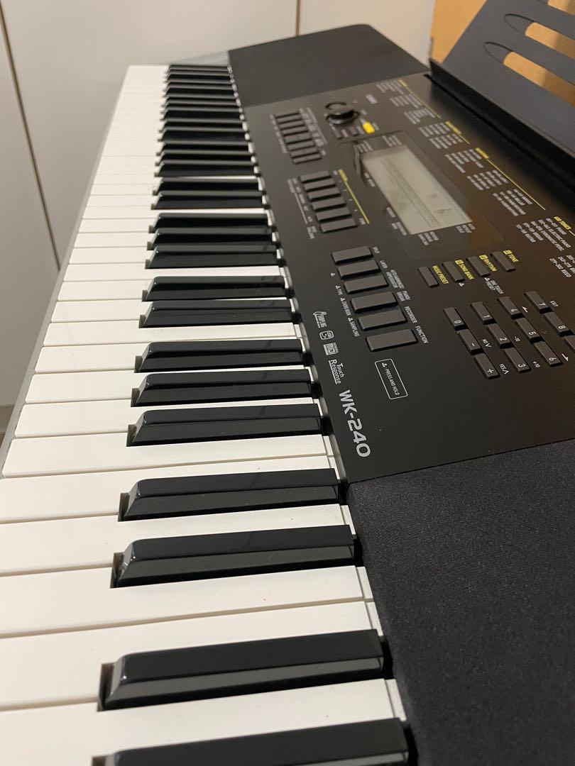 Casio Keyboard WK- 240, Hobbies & Toys, Music & Media, Musical ...