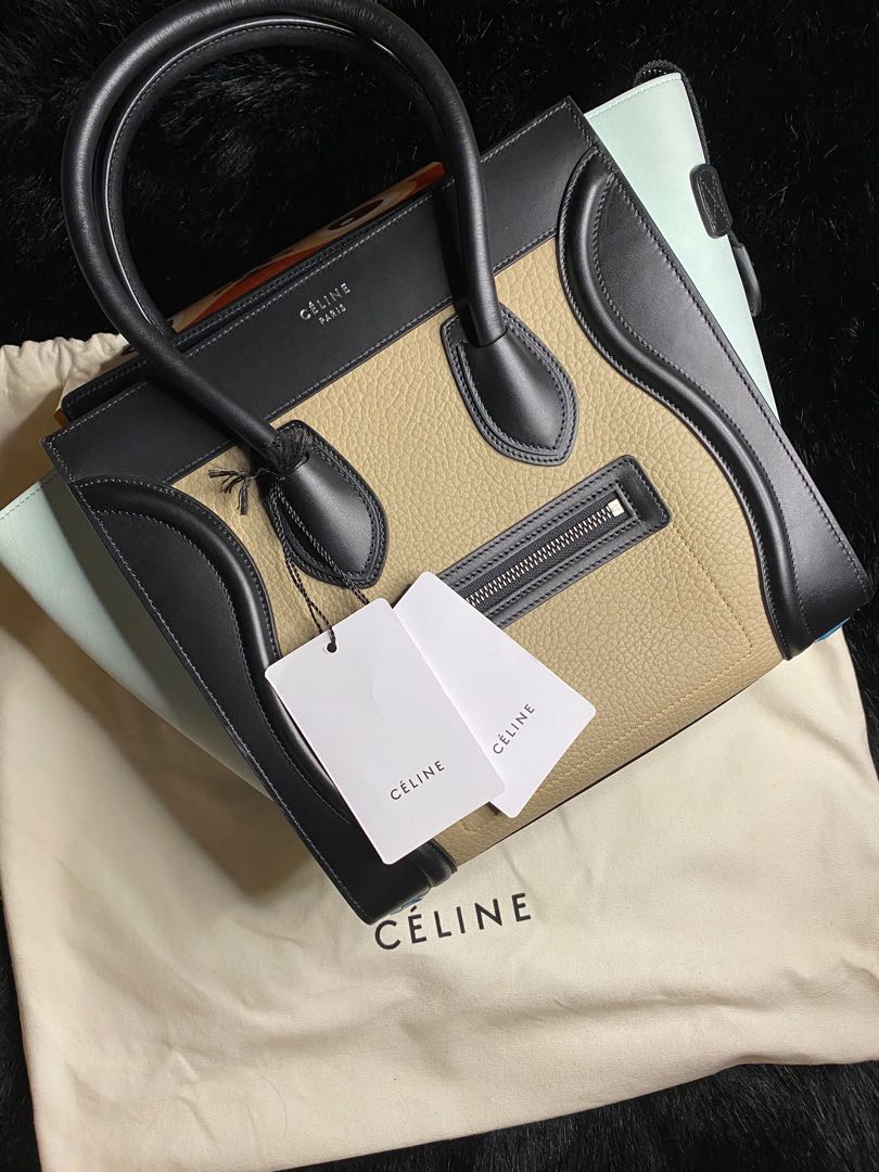 Celine Tri color, Luxury, Bags & Wallets on Carousell