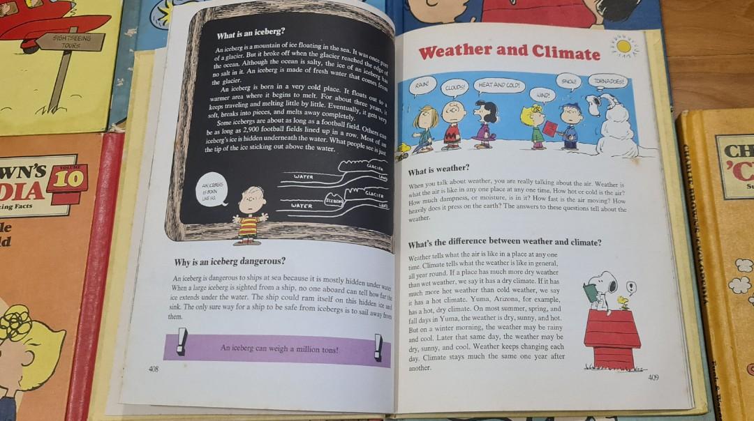 Charlie Brown's Cyclopedia - Full Set (15 Hardcover), Hobbies & Toys ...