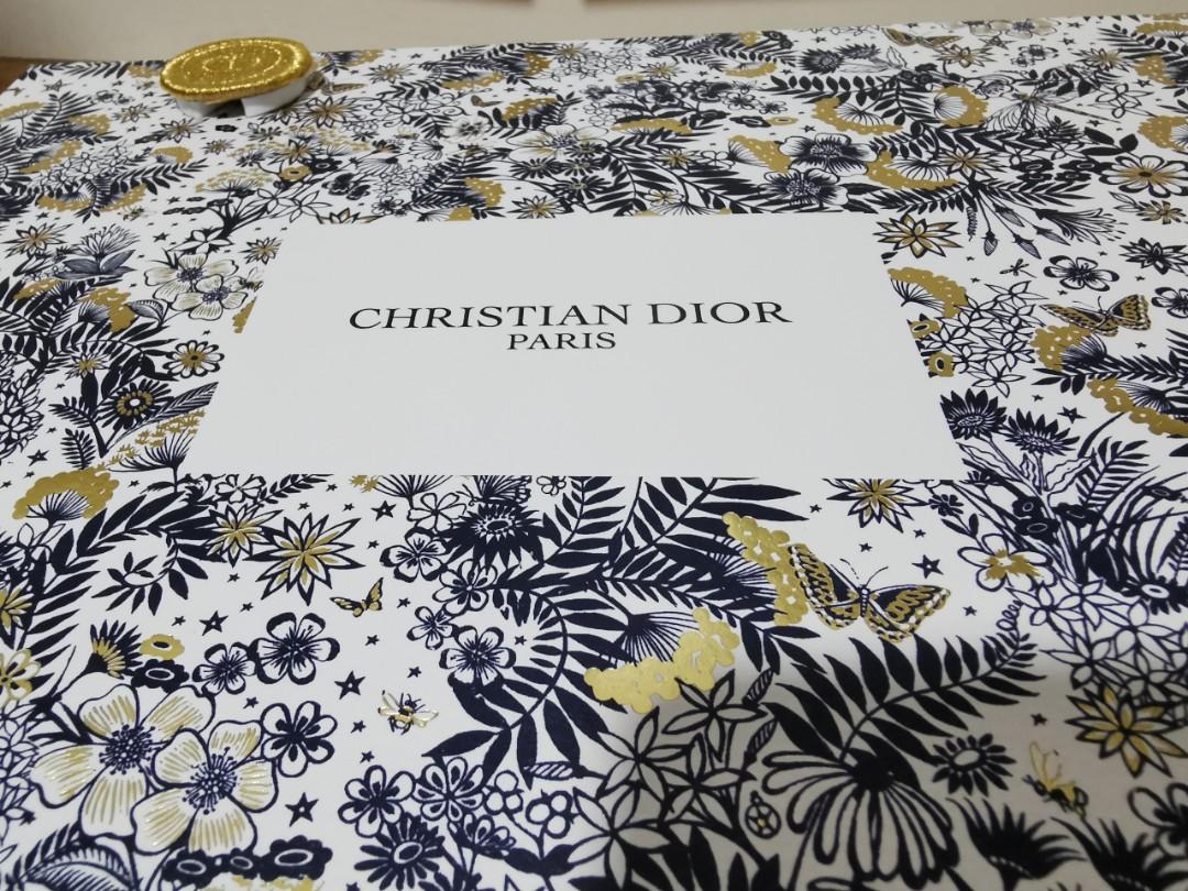 Christian Dior box & paper bag, Luxury, Accessories on Carousell