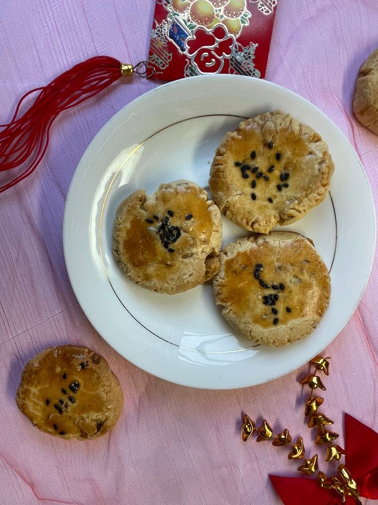 CNY Walnuts cookies, Food & Drinks, Homemade Bakes on Carousell