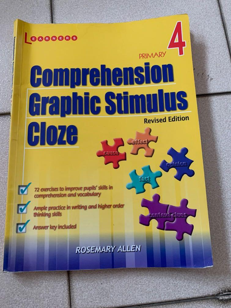 Comprehension graphic stimulus cloze P4, Hobbies & Toys, Books ... Comprehension graphic stimulus cloze P4, Hobbies & Toys, Books ...