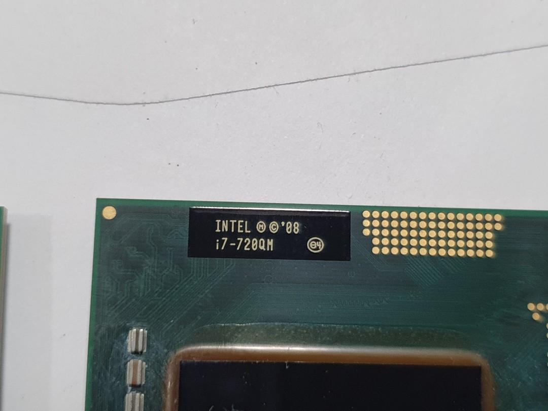CPU i7-720QM (intel mobile processor), Computers & Tech, Parts ...