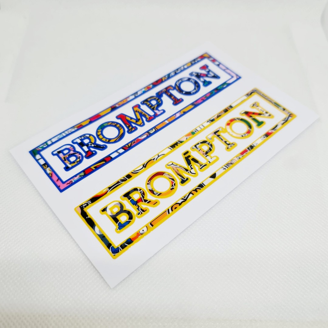 Customised Brompton stickers, Sports Equipment, Bicycles & Parts ...