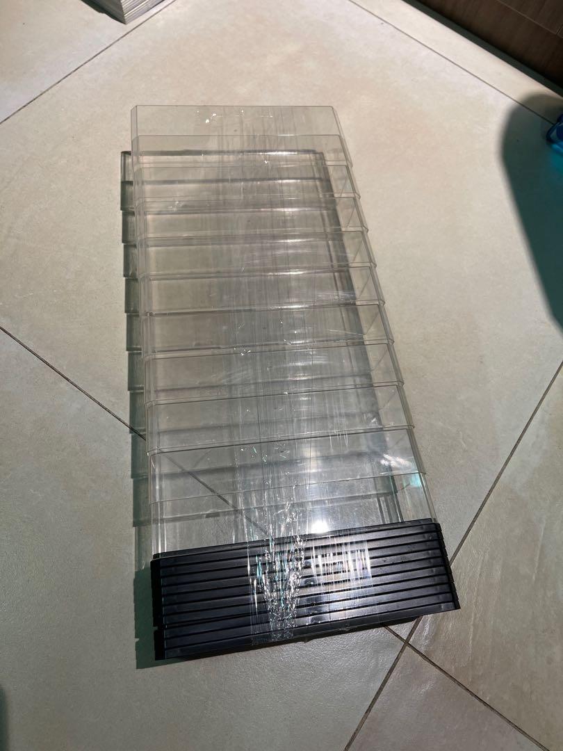 Daiso Display cases. 2 diff types, Furniture & Home Living, Home Decor ...