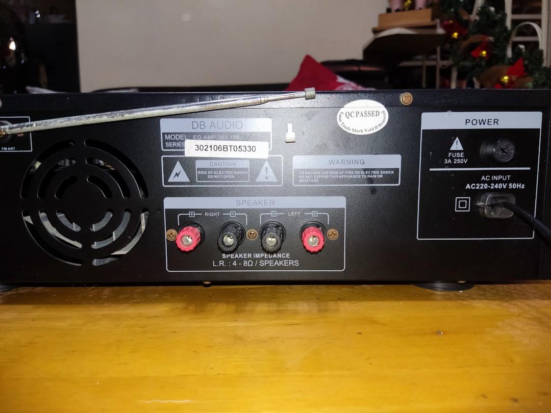 DB AUDIO STEREO MIXING AMPLIFIER, Audio, Soundbars, Speakers ...