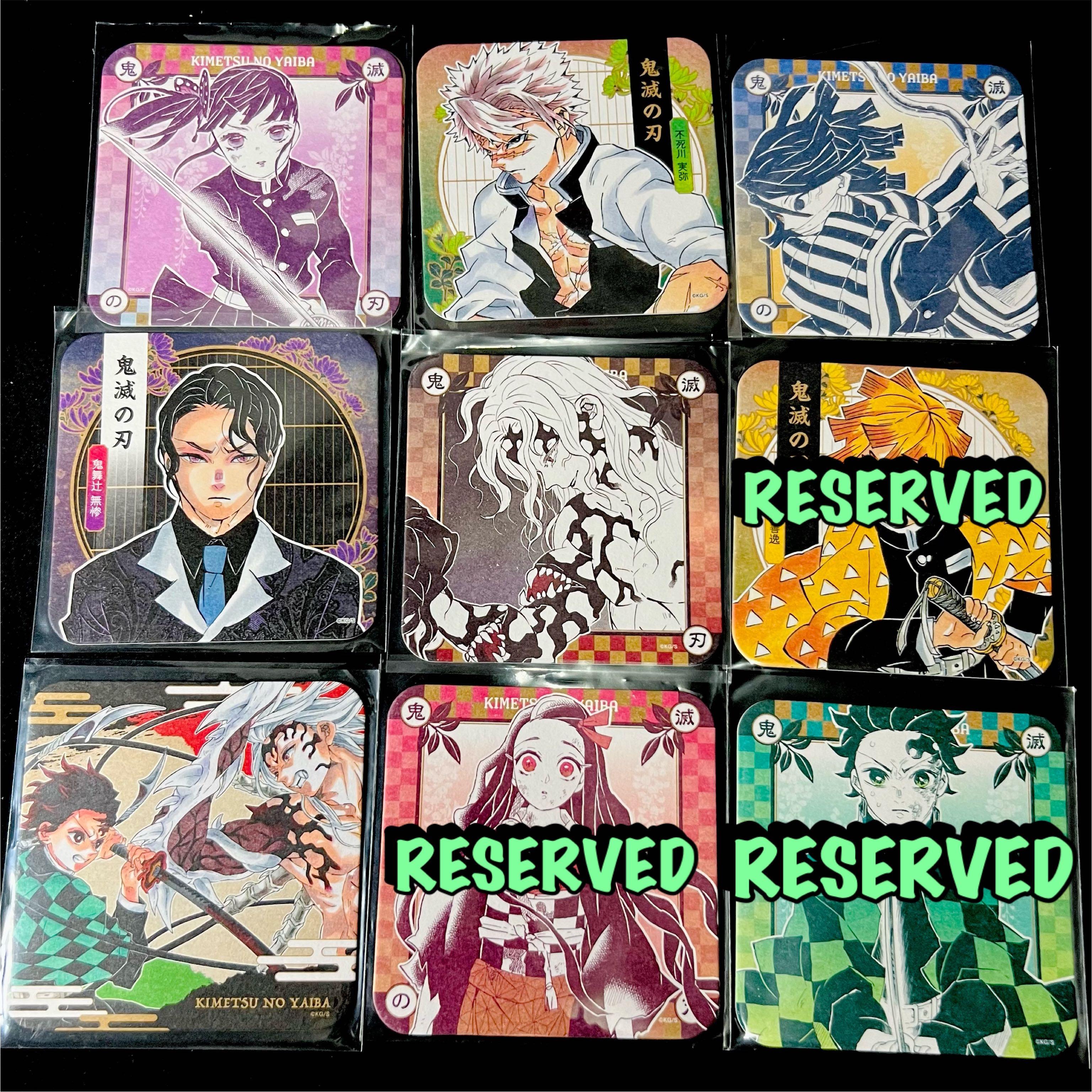 Demon Slayer: Kimetsu no Yaiba Jump Festa 2021 Exclusive Art Coasters 3 ...