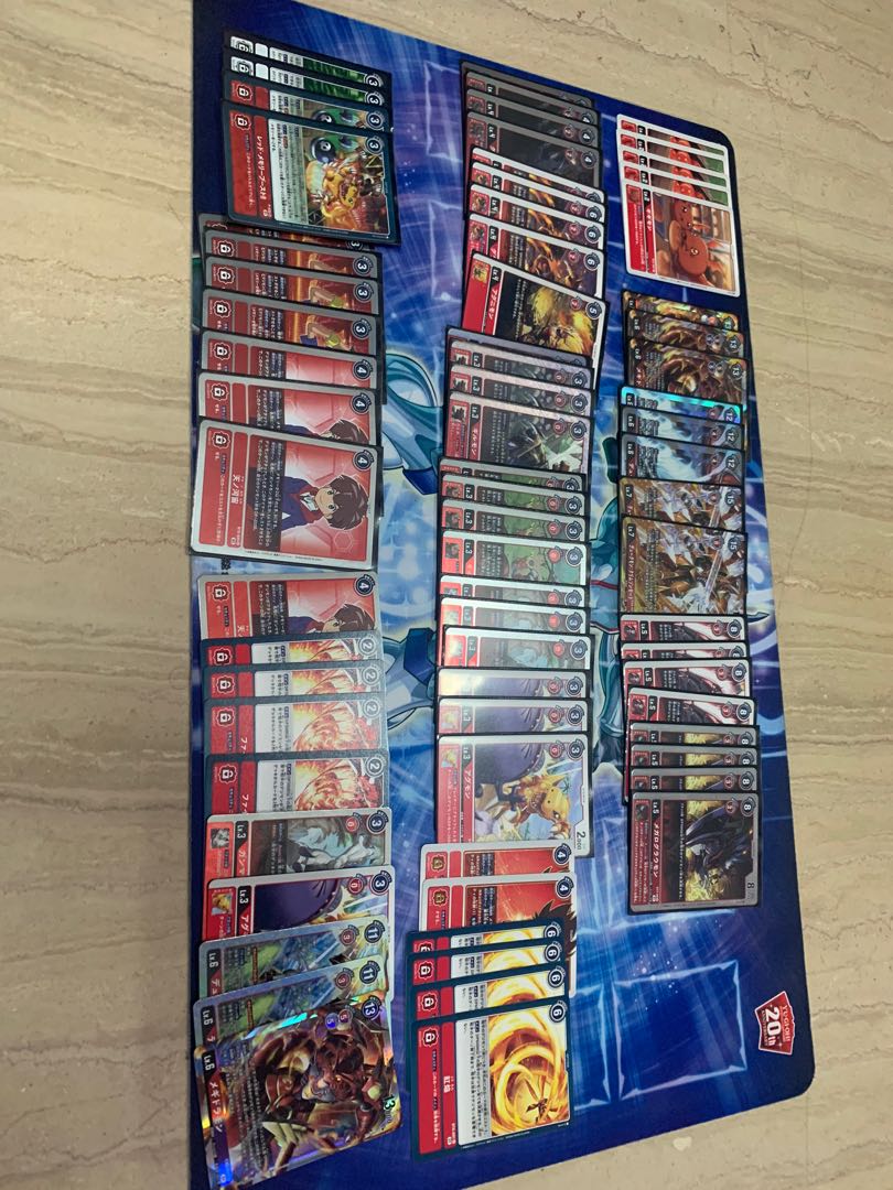 Digimon Red Crimson mode Dukemon deck, Hobbies & Toys, Toys & Games on ...