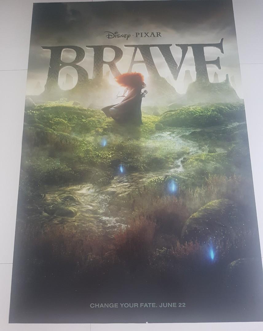 Disney Pixar Brave Poster, Hobbies & Toys, Stationery & Craft, Art ...