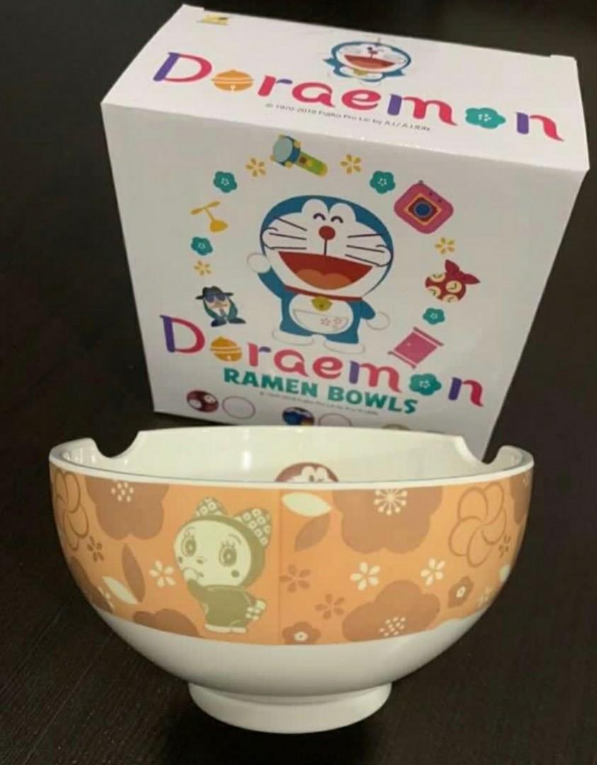 Doraemon Ramen bowl and Doraemon festive carrier, Furniture & Home ...
