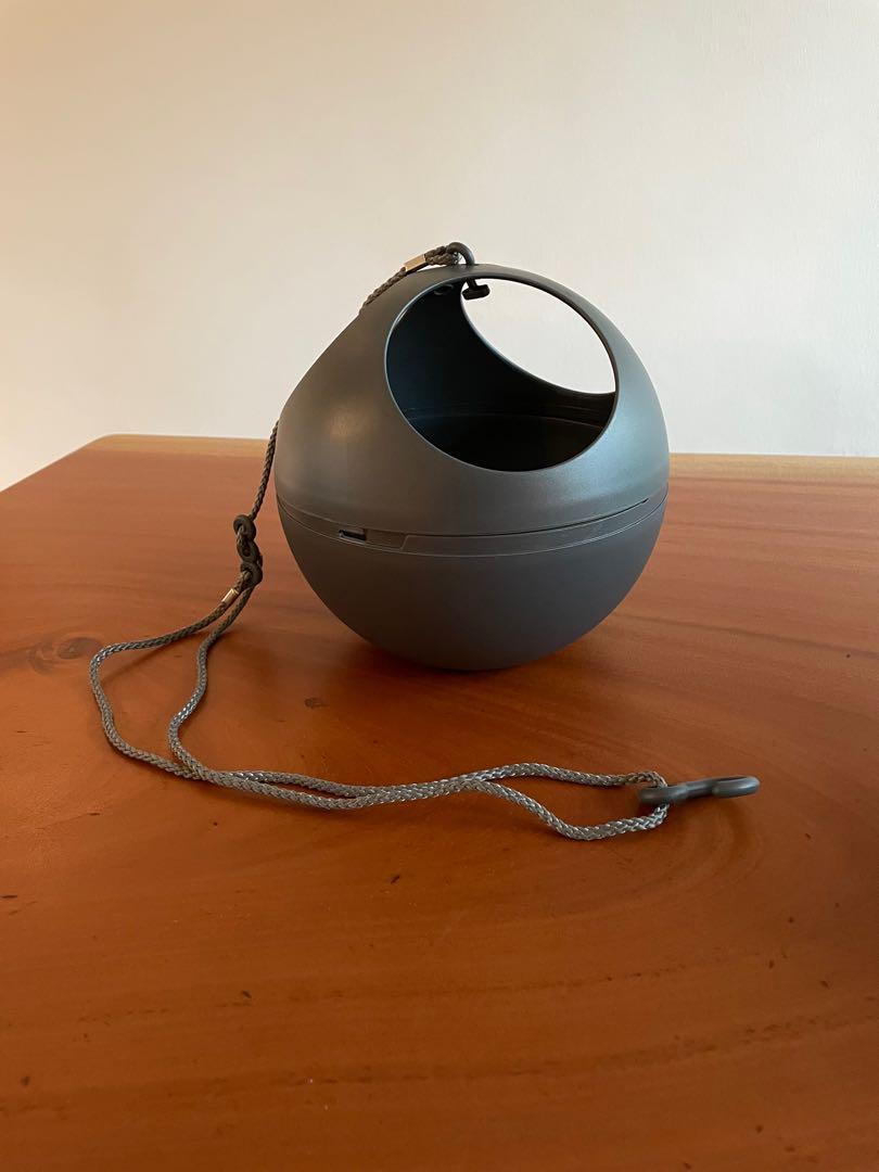 Elho hanging sphere planter - grey, Furniture & Home Living, Gardening ...