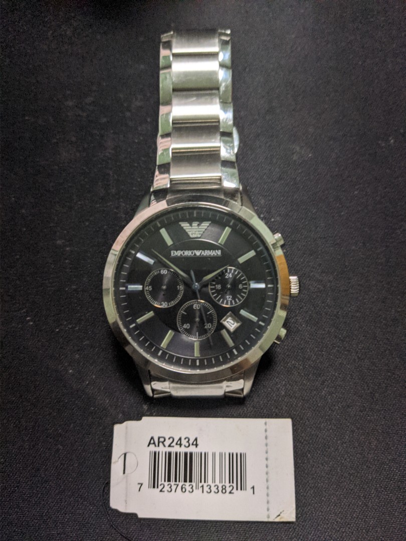 Emporio Armani watch AR2434 Chronograph, Men's Fashion, Watches ...