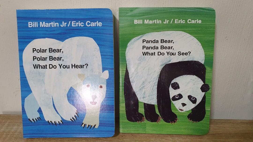 Eric Carle Polar Bear & Panda Bear BoardBook BNEW, Hobbies & Toys ...