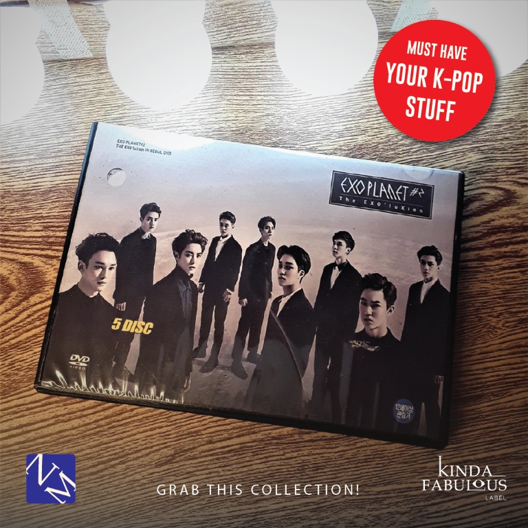 EXO PLANET #2 The EXO'luXion in Seoul DVD, K-Wave di Carousell