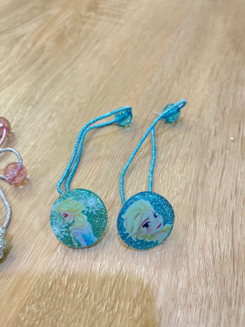 Frozen Elsa Olaf girls bling bling hair rubber band, Babies & Kids ...