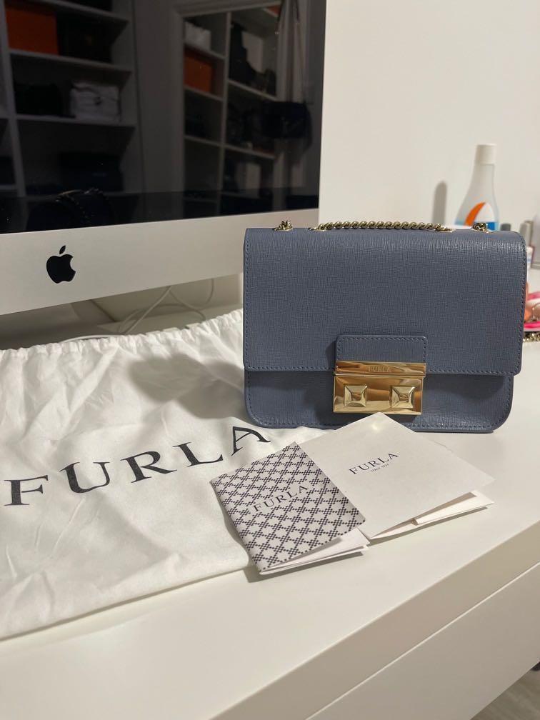 Furla Bella Mini Crossbody, Luxury, Bags & Wallets on Carousell