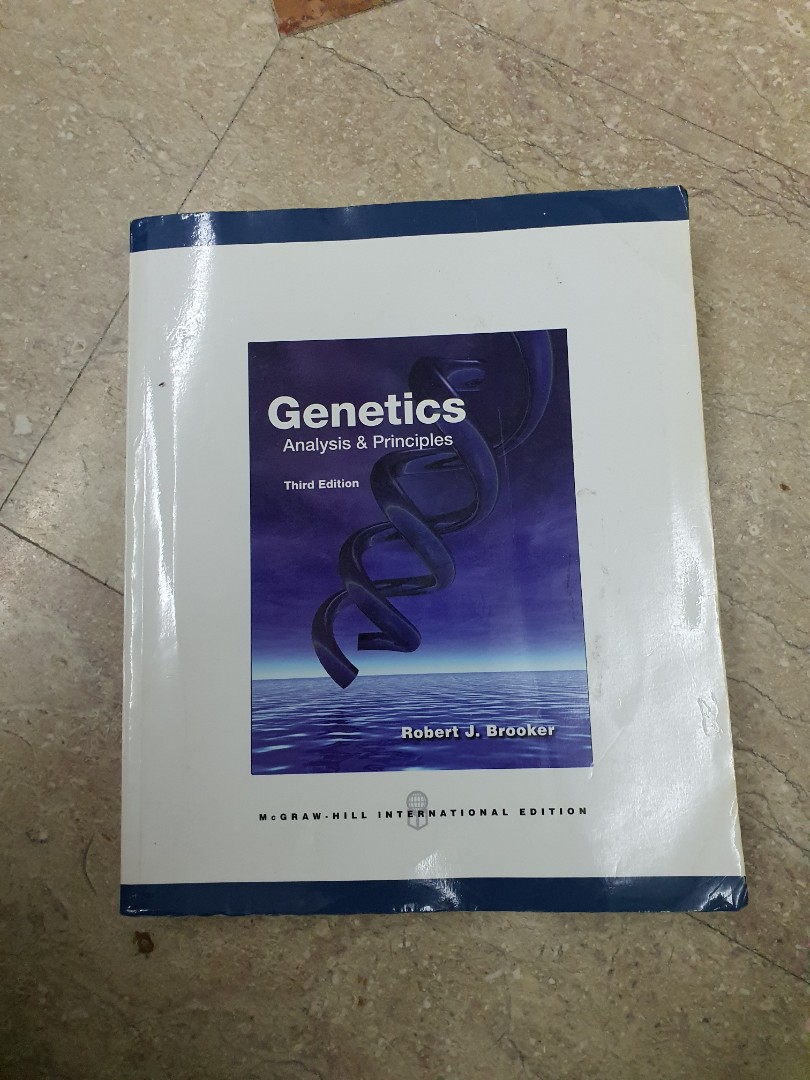 GENETICS - Analysis & Principles, Hobbies & Toys, Books & Magazines ...