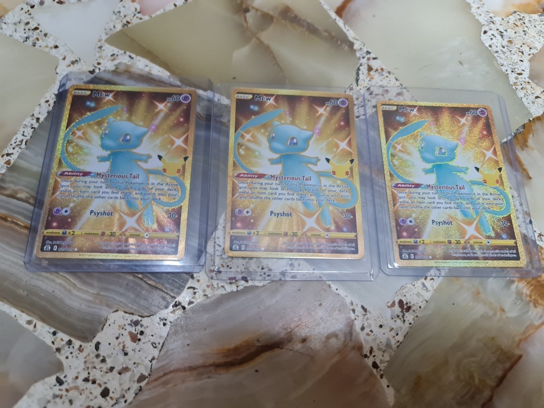 Gold mew, Hobbies & Toys, Toys & Games on Carousell