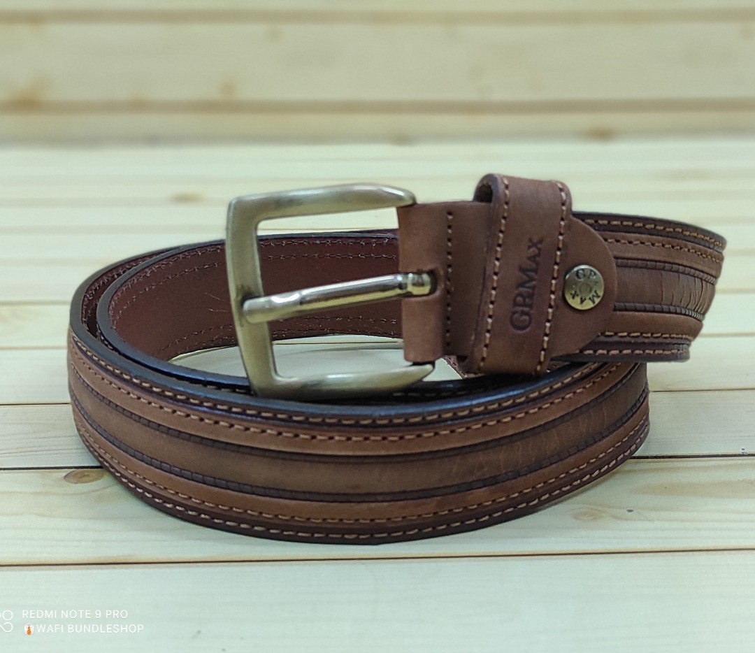 g.p max leather belt, Men's Fashion, Watches & Accessories, Belts on ...