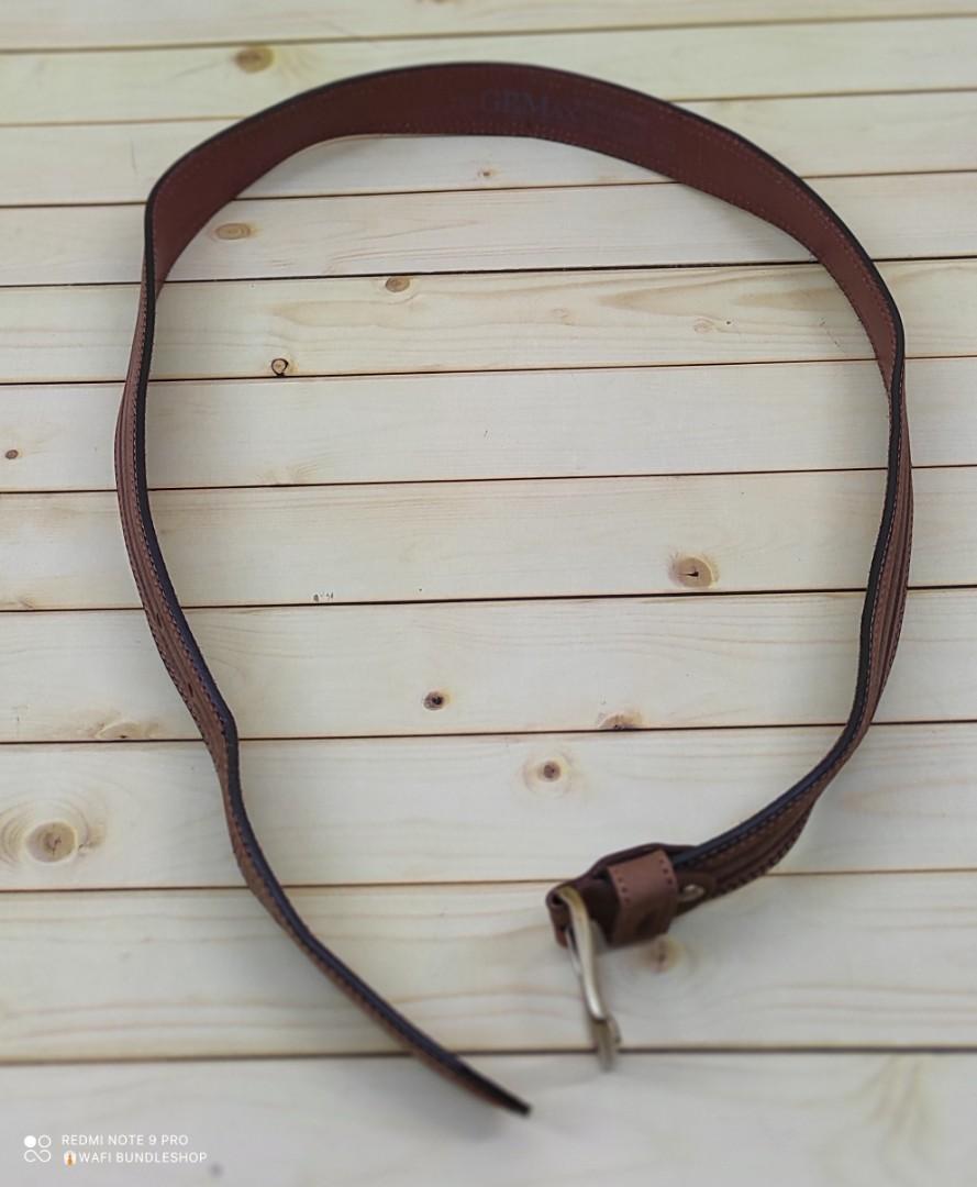 g.p max leather belt, Men's Fashion, Watches & Accessories, Belts on ...