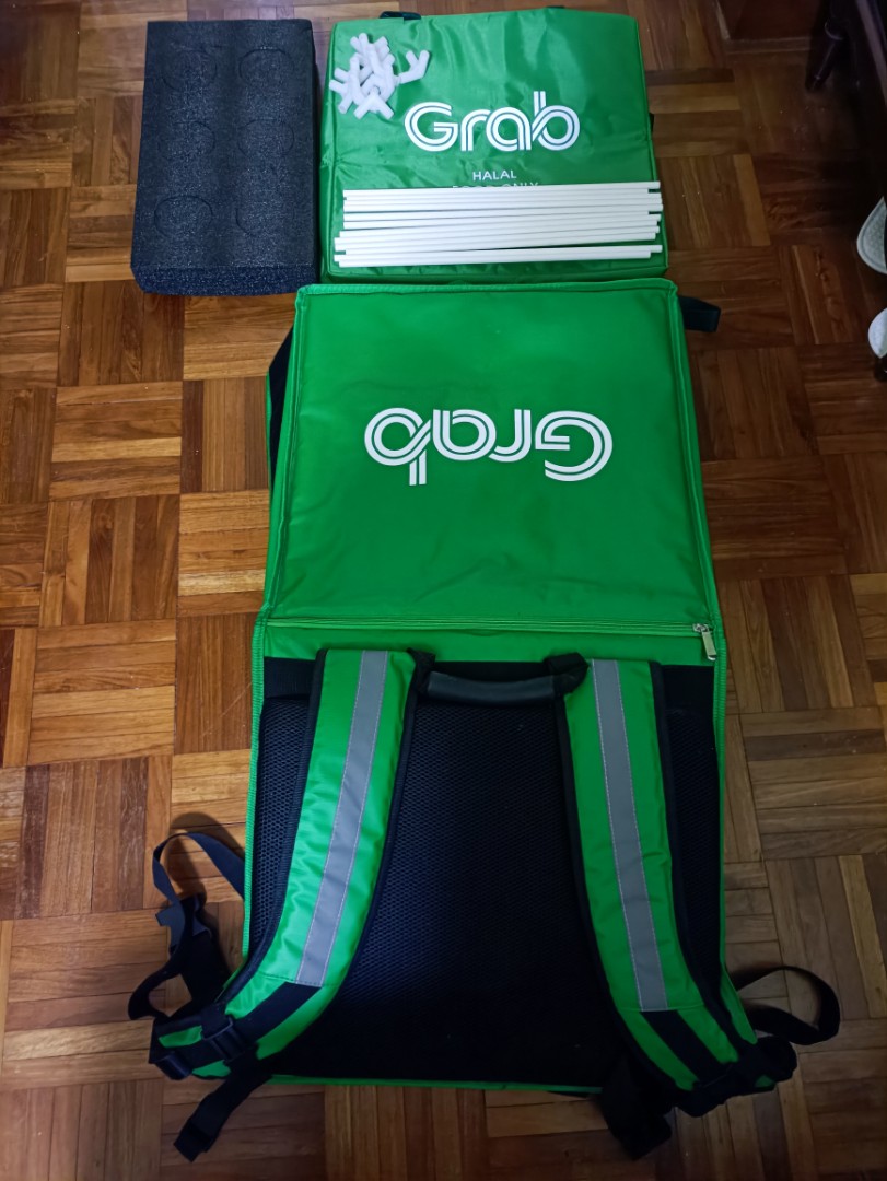 Grab food backpack bag, Men's Fashion, Bags, Backpacks on Carousell