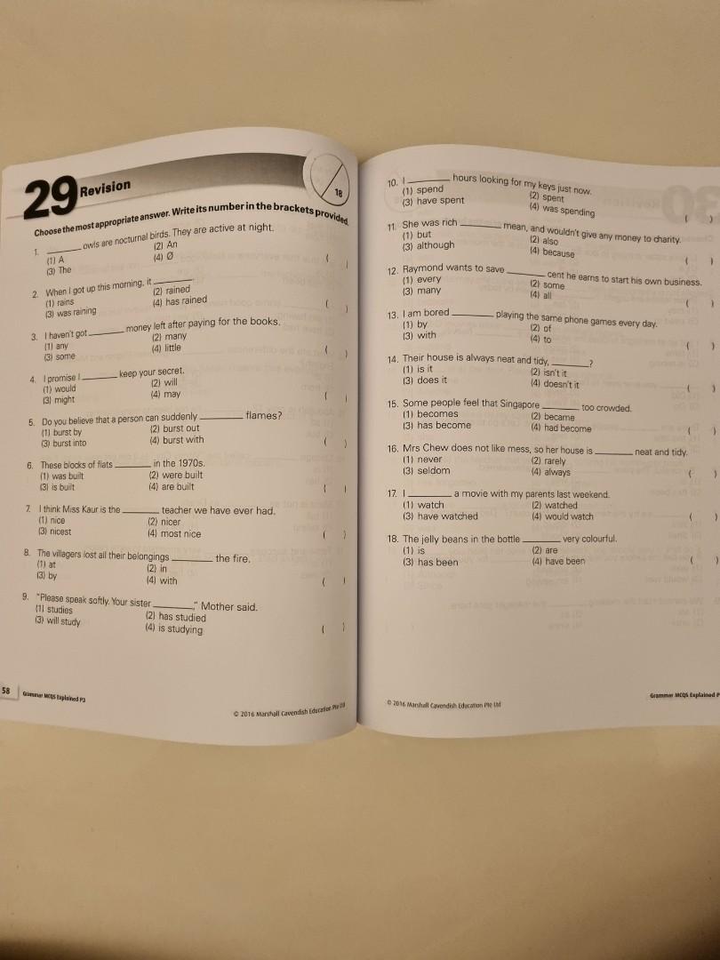 2 books......Grammar MCQ Vocabulary MCQ - Primary 3, Hobbies & Toys ...