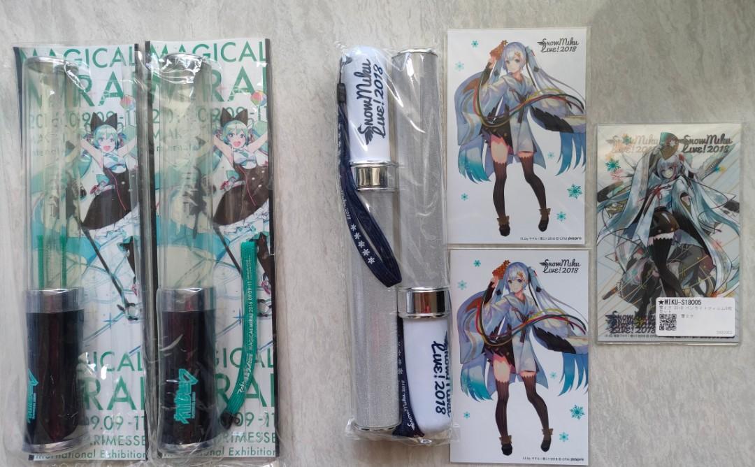 Hatsune Miku Concert Light sticks blade glowstick, Hobbies & Toys ...