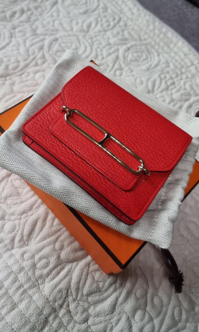 Hermes roulis slim wallet, Luxury, Bags & Wallets on Carousell