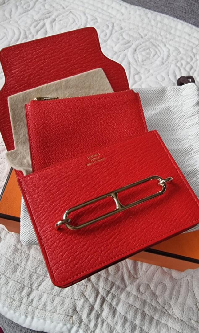 Hermes roulis slim wallet, Luxury, Bags & Wallets on Carousell
