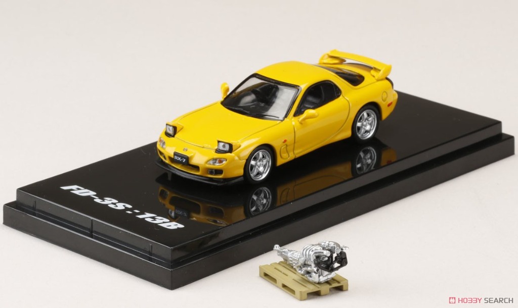 Hobby Japan Mazda RX-7 (FD3S) Type RS with Engine Display Model ...