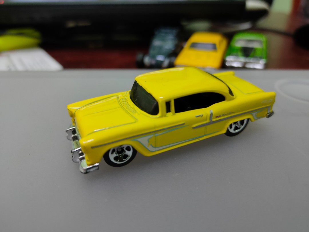Hotwheels Yellow 55 Chevy Multipack Exclusive, Hobbies & Toys ...