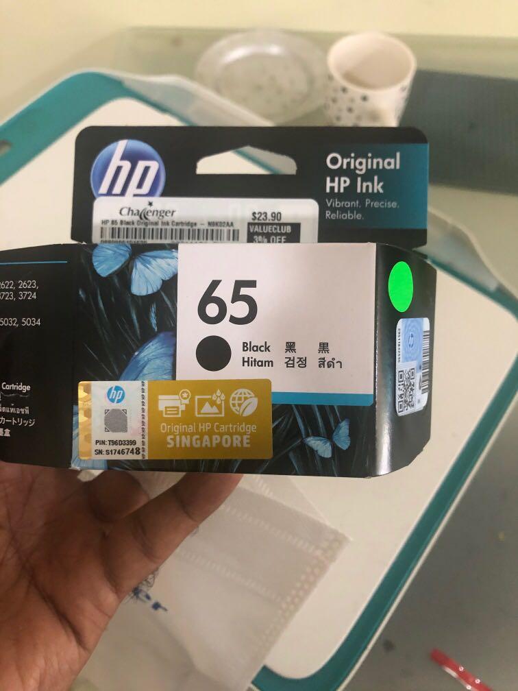 Hp ink 65 black 1 and Color 1 ( 2 inks total ), Computers & Tech ...