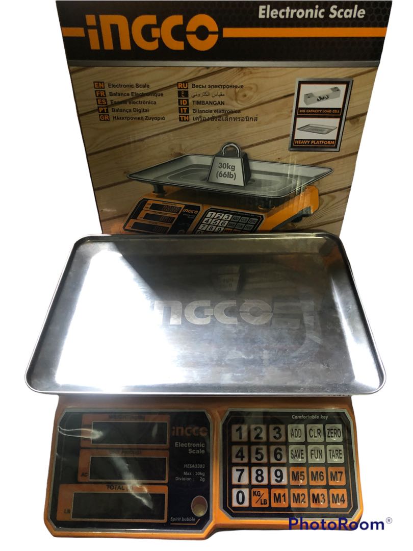 INGCO Electronic Table Weighing Scale, Health & Nutrition, Health ...