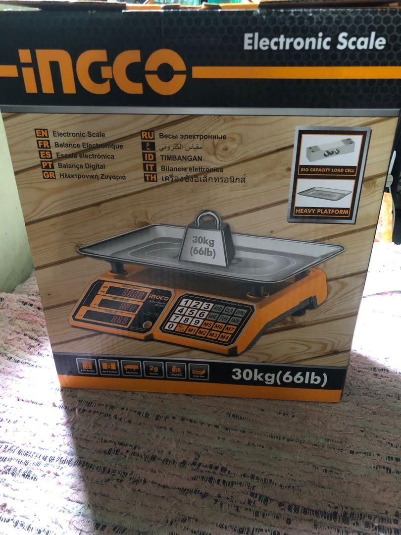 INGCO Electronic Table Weighing Scale, Health & Nutrition, Health ...