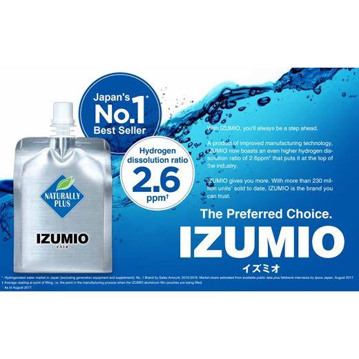 Izumio Hydrogen Water, Health & Nutrition, Health Supplements, Health ...