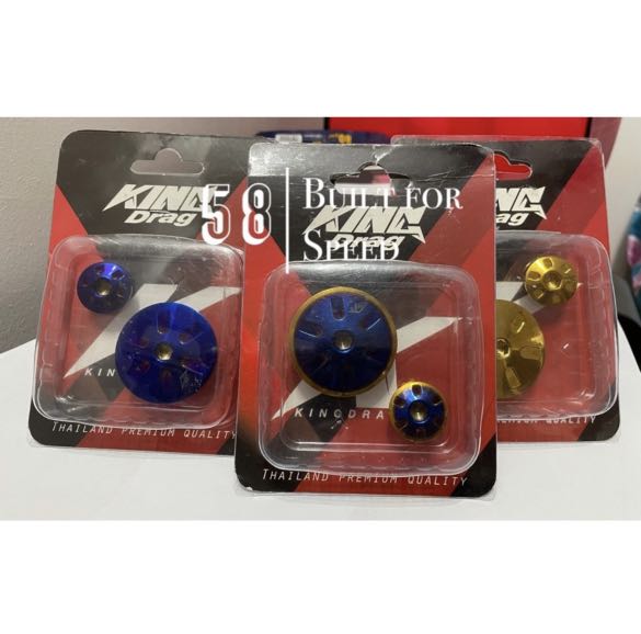KINGDRAG / KING DRAG MAGNET NUT LC135 / SPARK 135 / X1R, Motorcycles ...