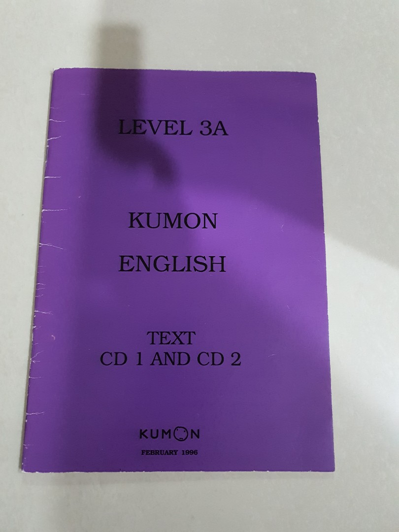 Kumon English text CD 1 and CD 2, Hobbies & Toys, Books & Magazines ...