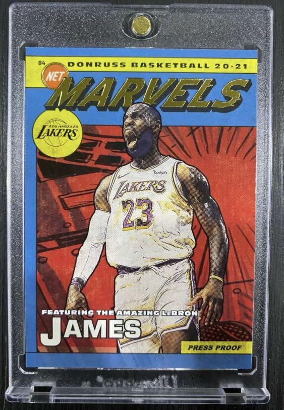 Lebron James 籃球卡 Net Marvels Press Proof Card, 興趣及遊戲, 收藏品及紀念品, 明星周邊 ...