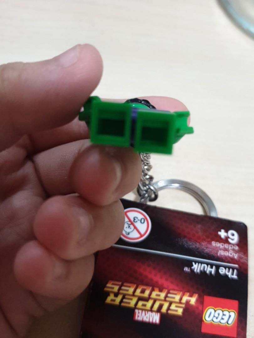 Lego Keychain - Hulk, Hobbies & Toys, Toys & Games on Carousell