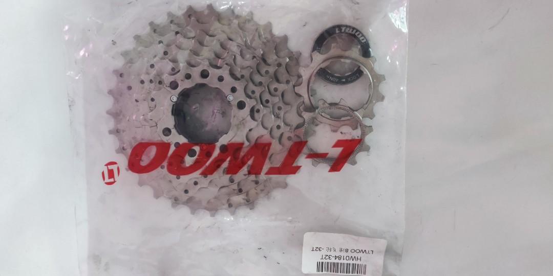 LTWOO 8 Speed Cassette 32T Cassette Rode bike 8S Cogs, Sports Equipment ...