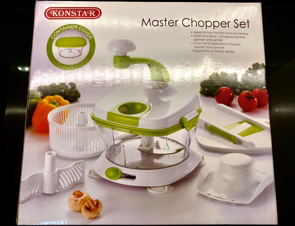 Master Chopper Set (Manual Food Processor), Furniture & Home Living ...