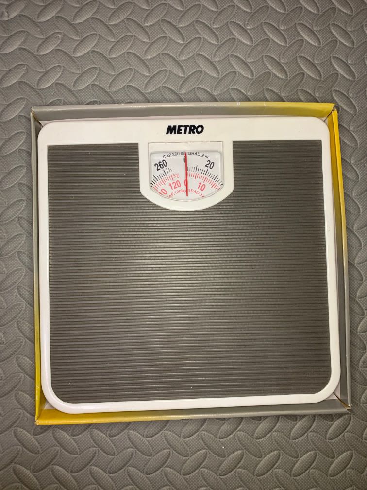 Metro Mechanical Personal Weighing Scale, Health & Nutrition, Health ...