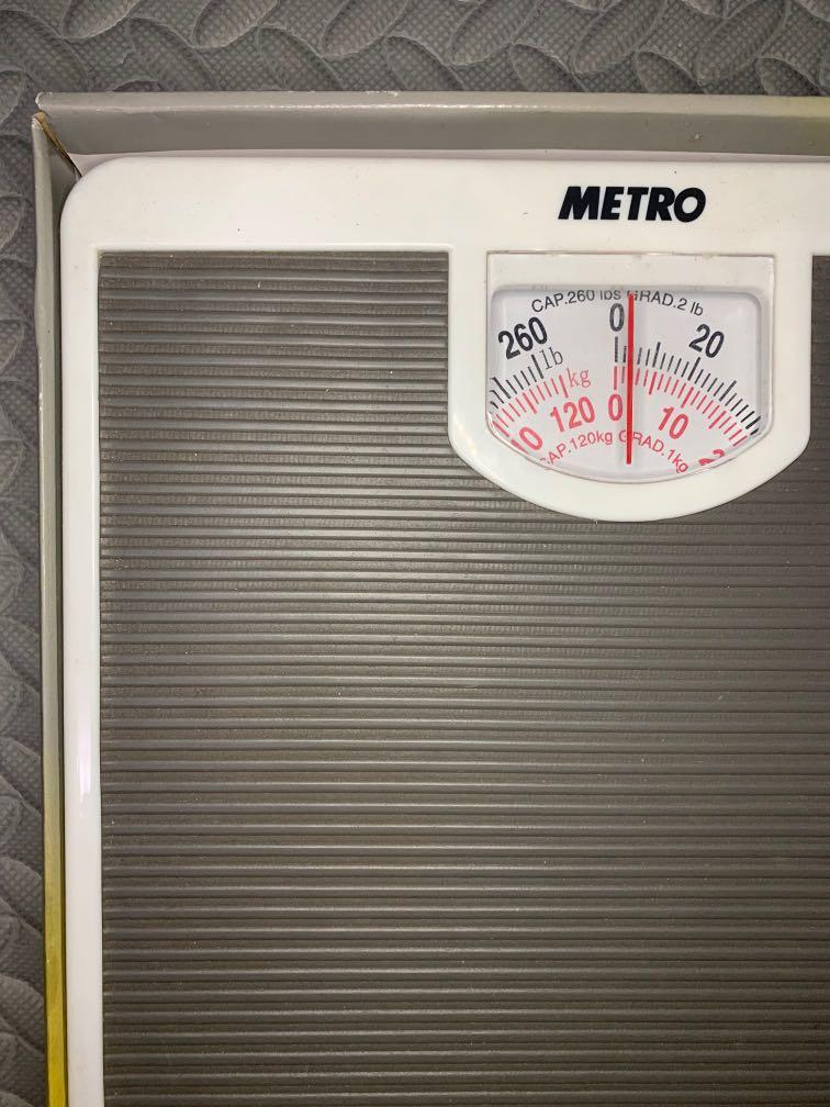 Metro Mechanical Personal Weighing Scale, Health & Nutrition, Health ...