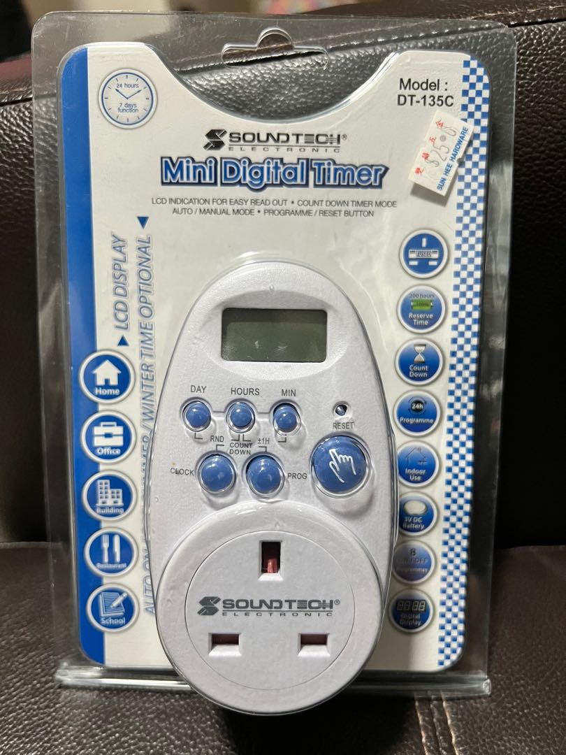 Mini digital timer (Soundtech), TV & Home Appliances, Electrical ...